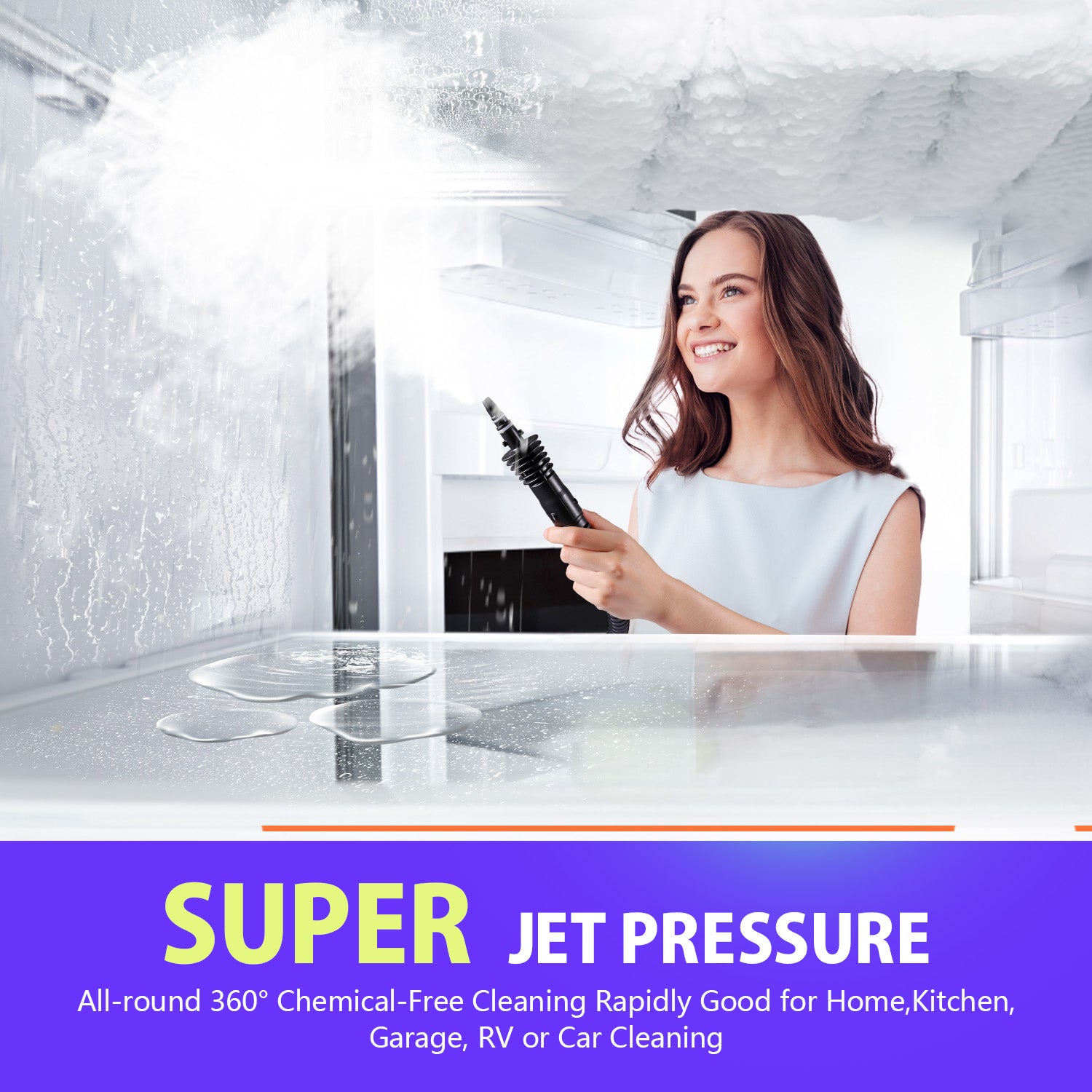 Handheld Steam Cleaner, Multi-Surface Steam Cleaner WHL-618 Series – Phueut
